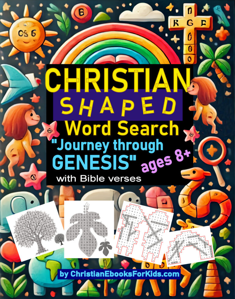 Shaped Christian Word Search Puzzles - Journey through Genesis ...